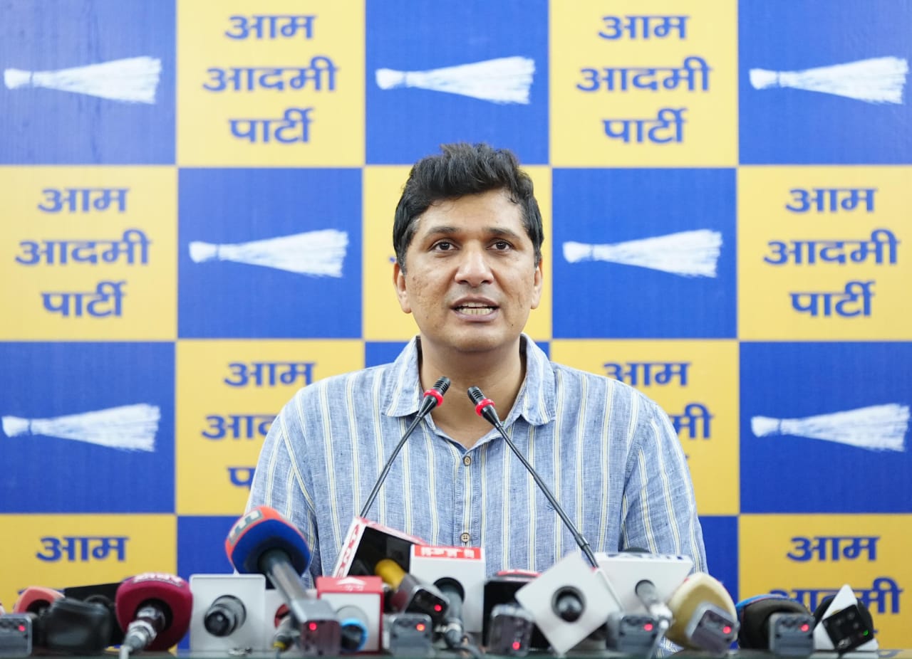 दिल्ली के लोग भाजपा से नाराज : सौरभ भारद्वाज - Jan Expresslive